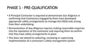 Contractor Safe: Contractor Management & OHS Liability | PDF