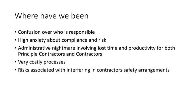 Contractor Safe: Contractor Management & OHS Liability | PPT