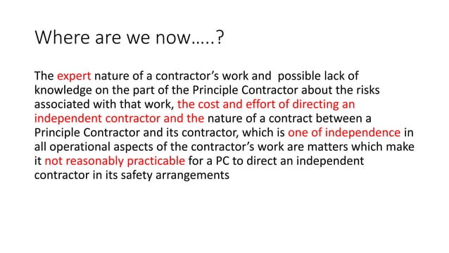 Contractor Safe: Contractor Management & OHS Liability | PPT