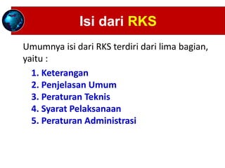 Dokumen Rencana Kerja & Syarat-syarat (RKS) _Materi Training "HPS ...