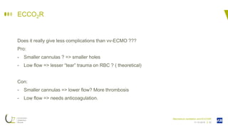 9. mechanical ventilation during ecmo and eccor techniques #beach2019 ...