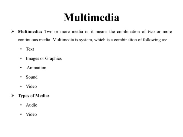 multimedia | PPT