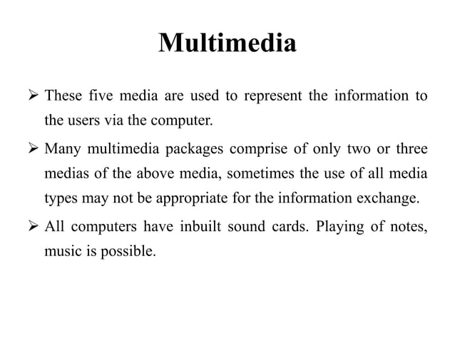 multimedia | PPT