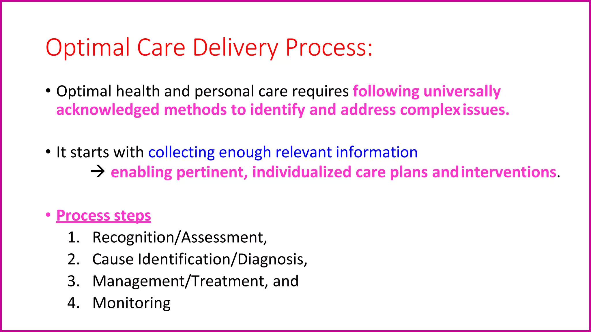 improving quality and safety in patient care delivery . | PPT