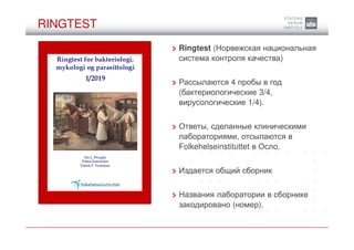 Quality assurance of susceptibility testing in the laboratory ...