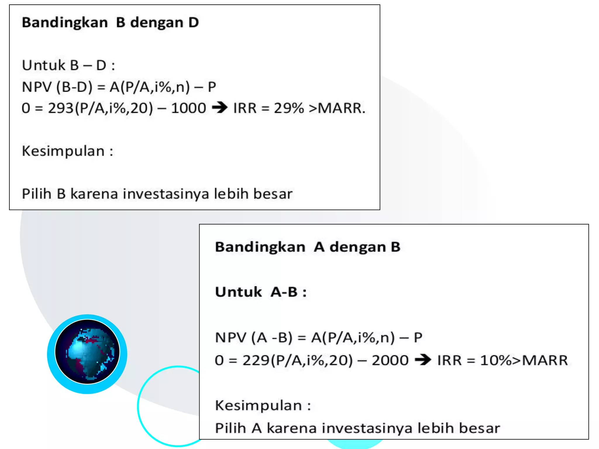 Contoh Perhitungan Kelayakan Proyek _ Materi Training "FEASIBILITY ...