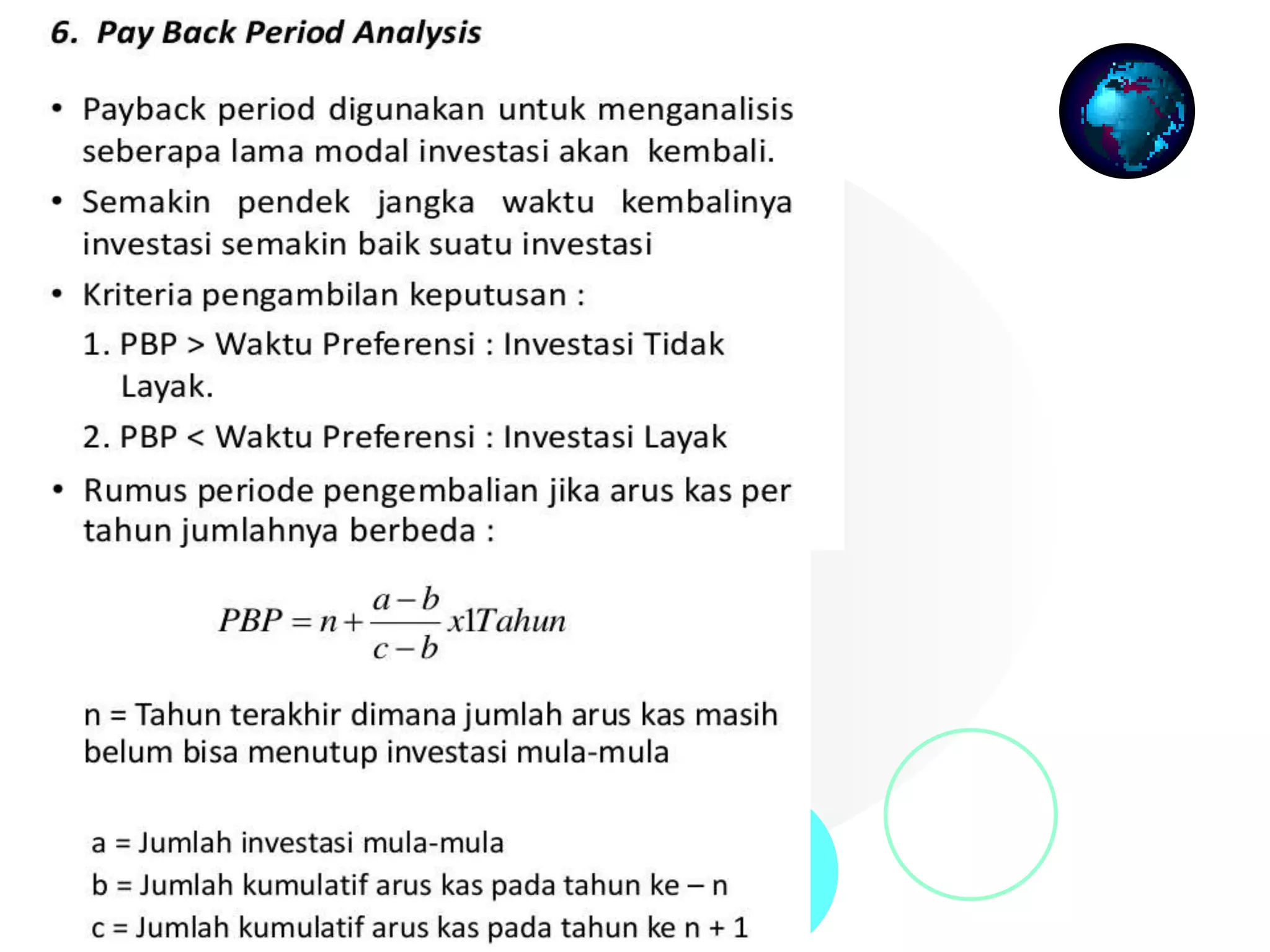 Contoh Perhitungan Kelayakan Proyek _ Materi Training "FEASIBILITY ...