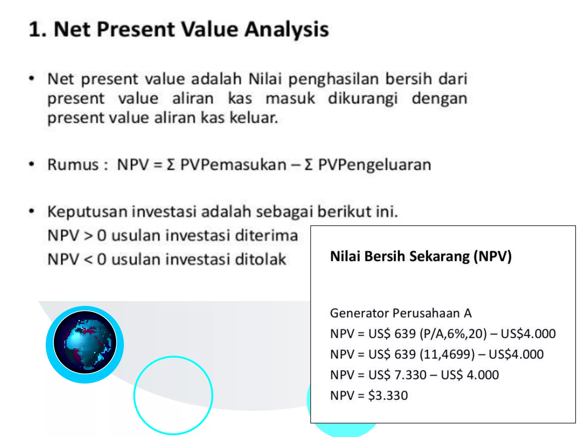 Contoh Perhitungan Kelayakan Proyek _ Materi Training "FEASIBILITY ...