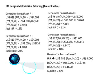 Contoh Perhitungan Kelayakan Proyek _ Materi Training "FEASIBILITY ...