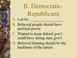 The Early Republic | PPT