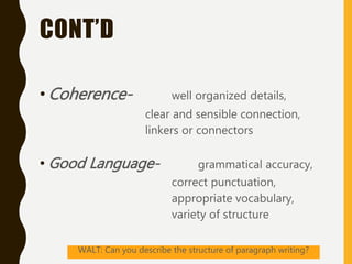Structure of paragraph.WSS.aap