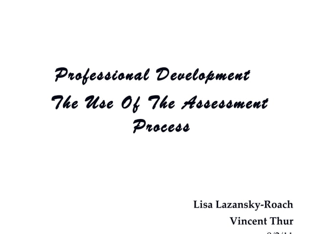 9.2.2011 pd on formative assessments | PPT