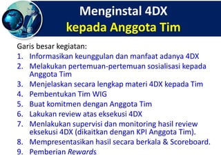 Menginstal 4DX kepada Tim | PPTX