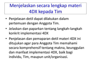Menginstal 4DX kepada Tim | PPT