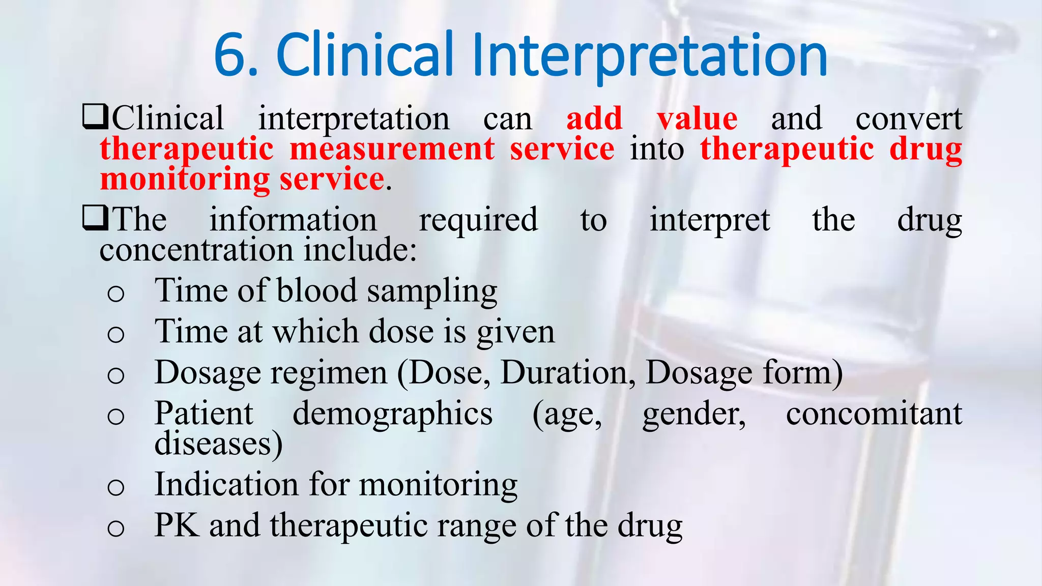 Therapeutic Drug Monitoring | PPTX