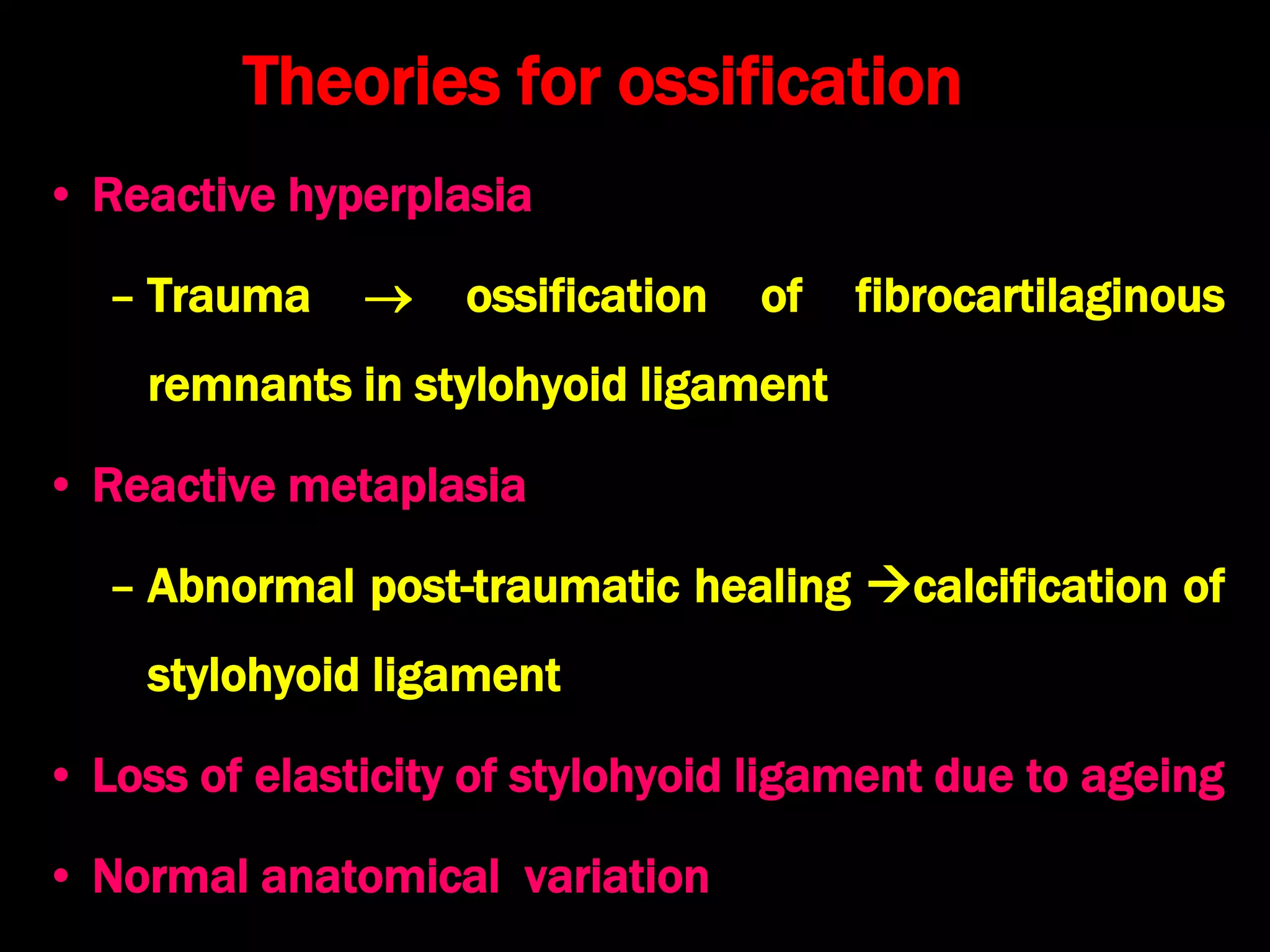 Hypopharyngeal pouch and stylalgia | PPT