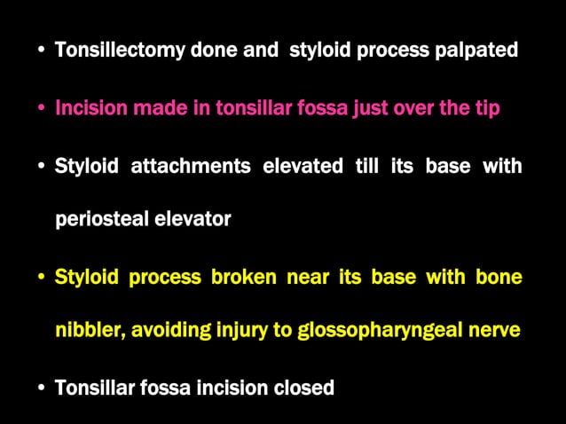 Hypopharyngeal pouch and stylalgia | PPT