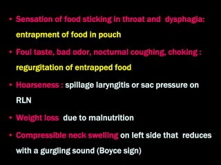 Hypopharyngeal pouch and stylalgia | PPT