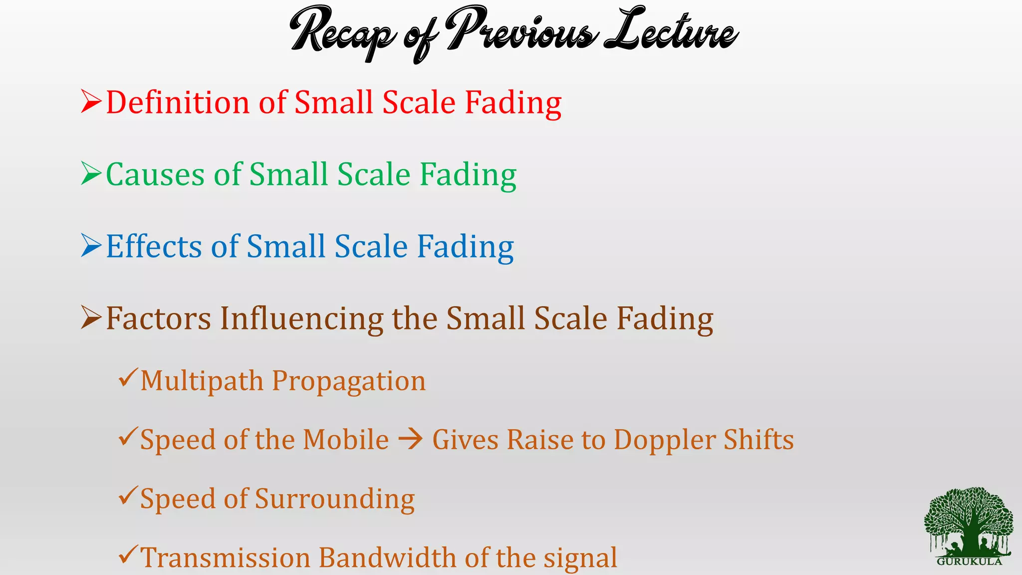 9. parameters of mobile multipath channels | PDF