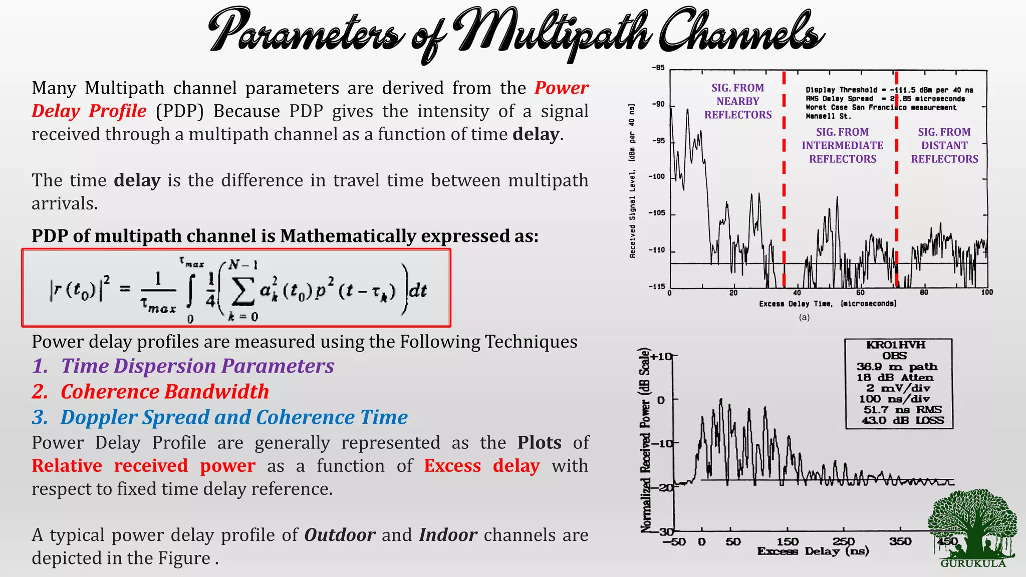 9. parameters of mobile multipath channels | PDF