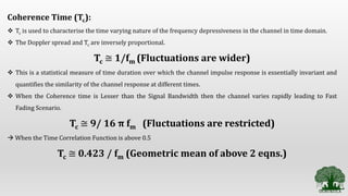 9. parameters of mobile multipath channels | PDF