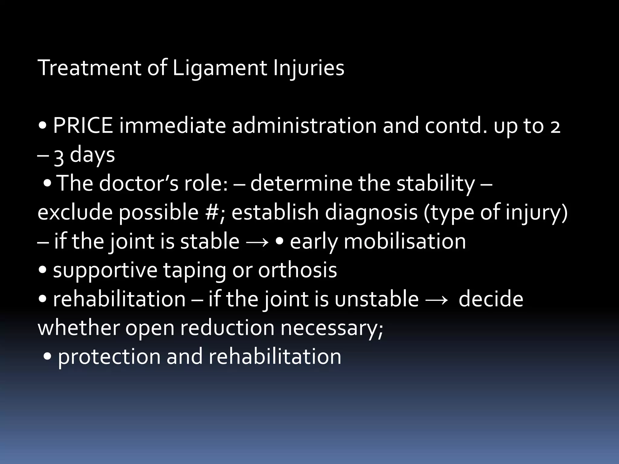 Physiotherapy Management in Soft Tissue Injury | PPTX