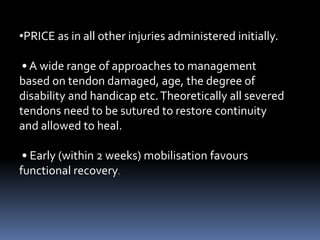 Physiotherapy Management in Soft Tissue Injury | PPTX