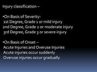 Physiotherapy Management in Soft Tissue Injury | PPTX