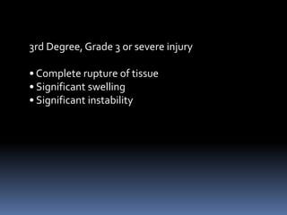 Physiotherapy Management in Soft Tissue Injury | PPTX