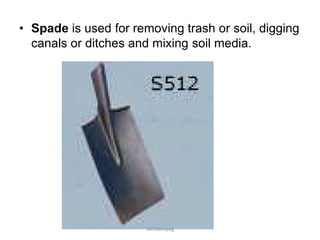 Basic Farm Tools | PDF