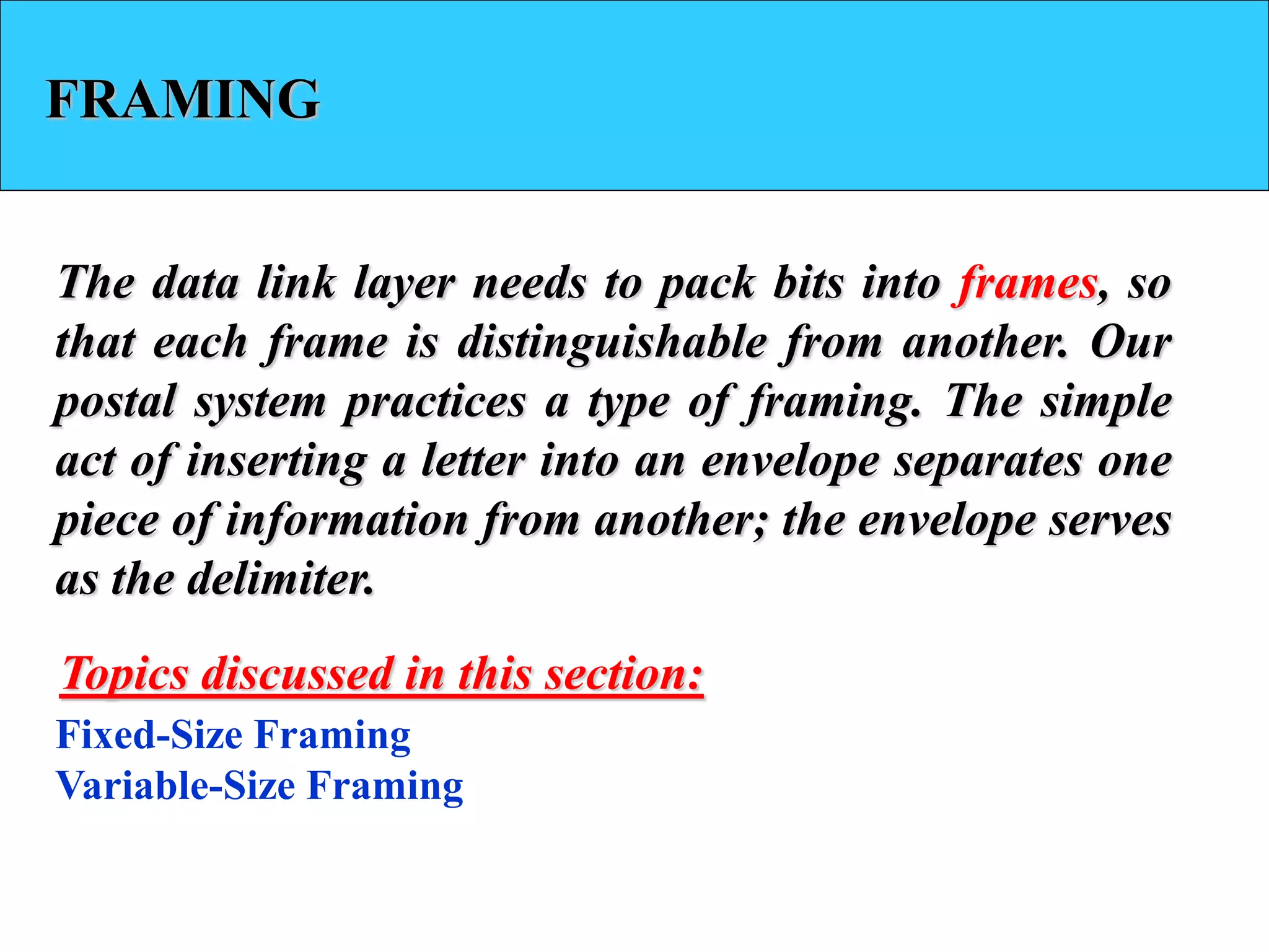 SYBSC IT COMPUTER NETWORKS UNIT III Data Link Control | PPT | Computer Networking | Computing