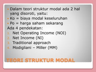 9.struktur modal 3 | PPT