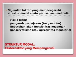 9.struktur modal 3 | PPT