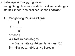 9.struktur modal 2 | PPT