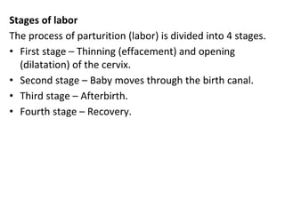 Physiology of Parturition & Lactation | PPT