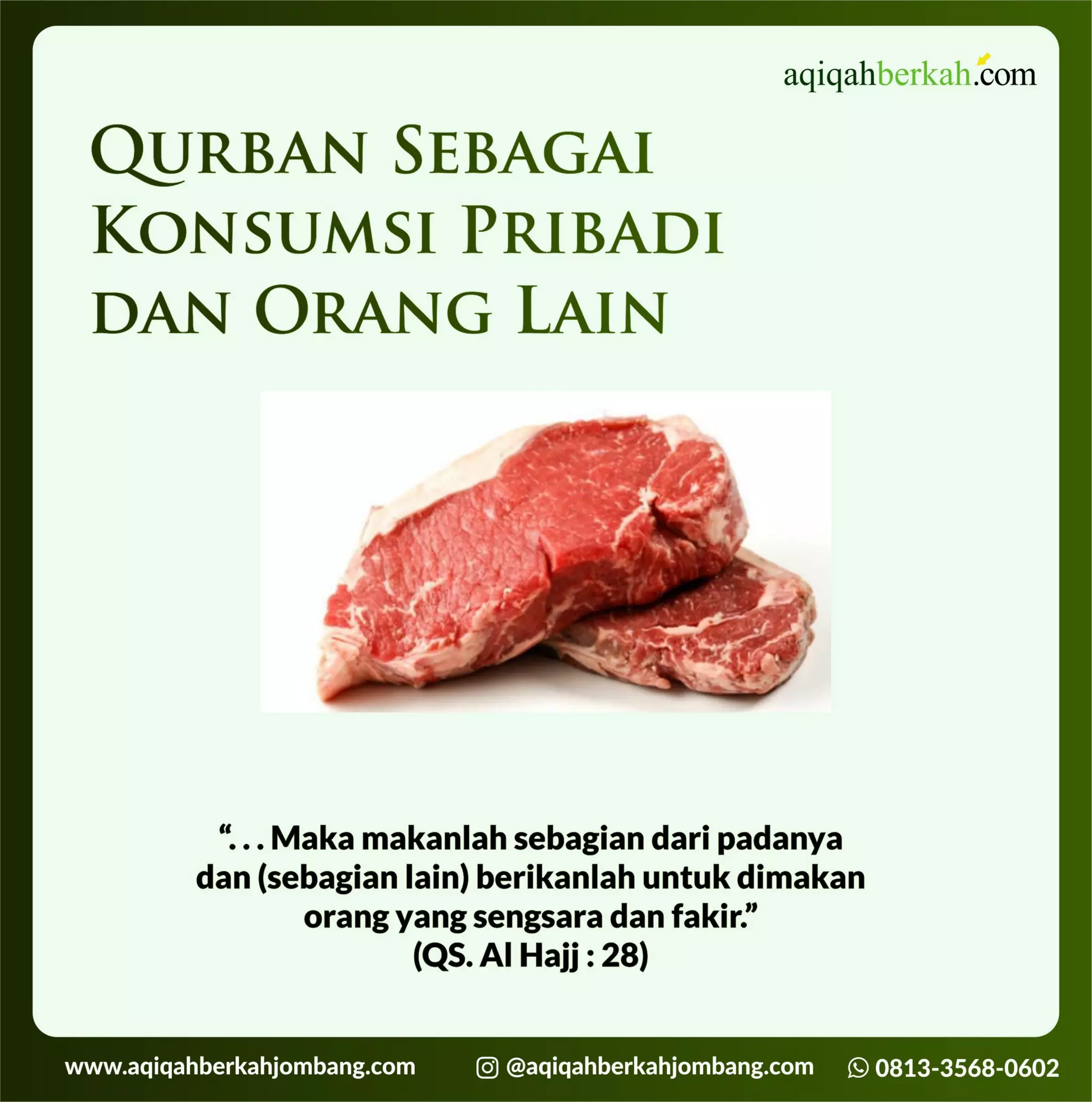 PENYALURAN DAGING QURBAN | PDF