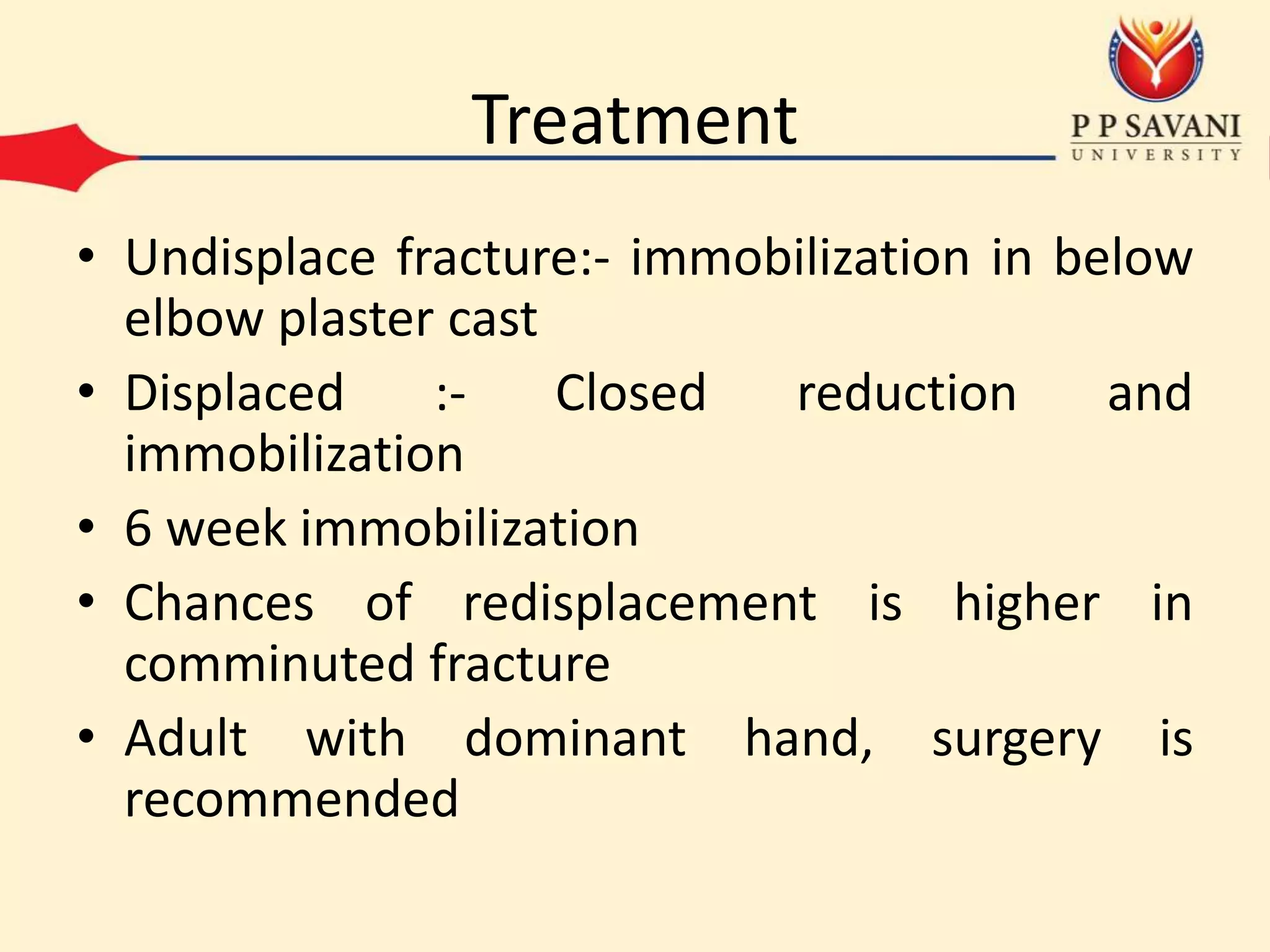 9. Forearm lower end fractures | PPT