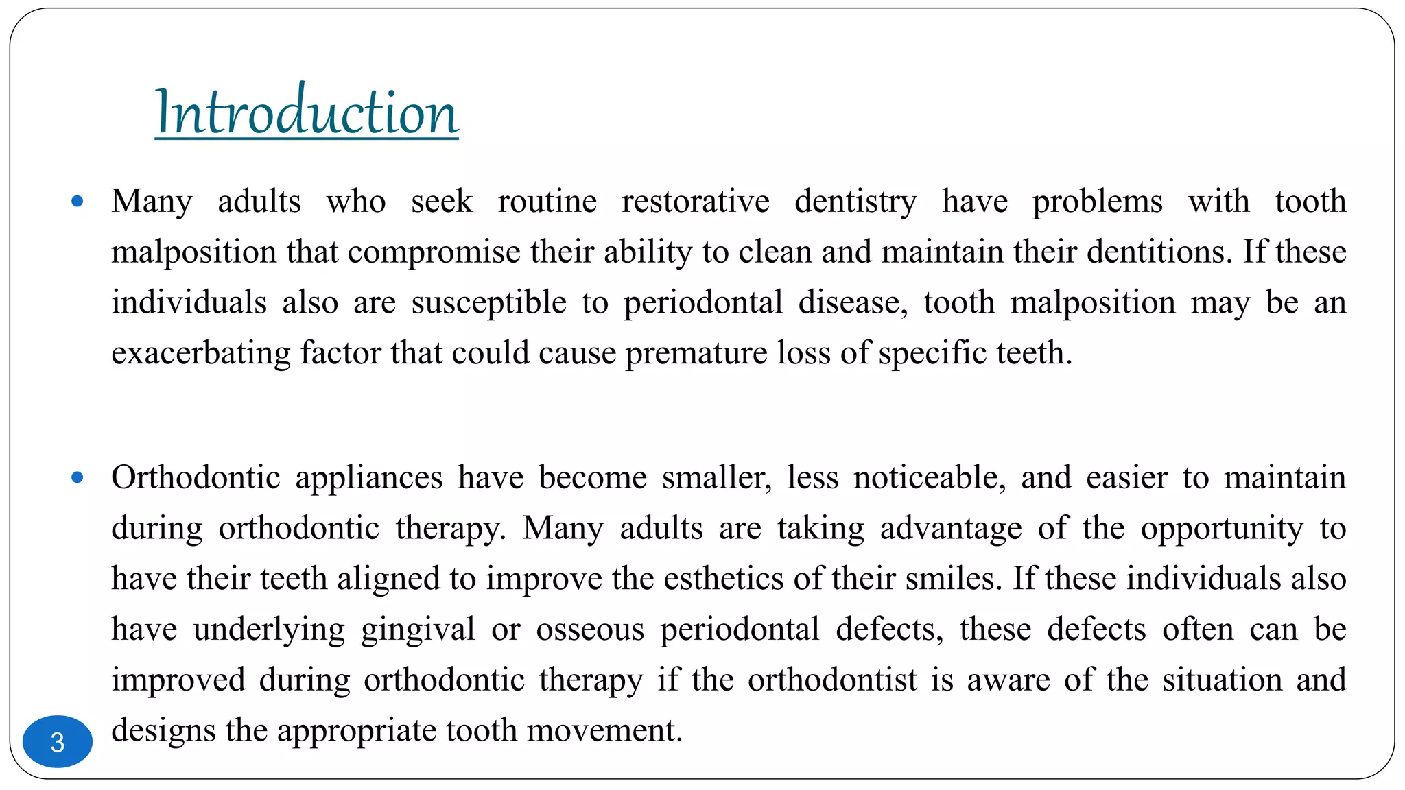 Perio-Ortho Interdisciplinary approch | PPTX