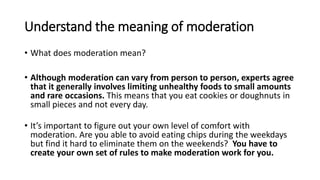 9. lesson 8 top secrets to eating in moderation | PPT