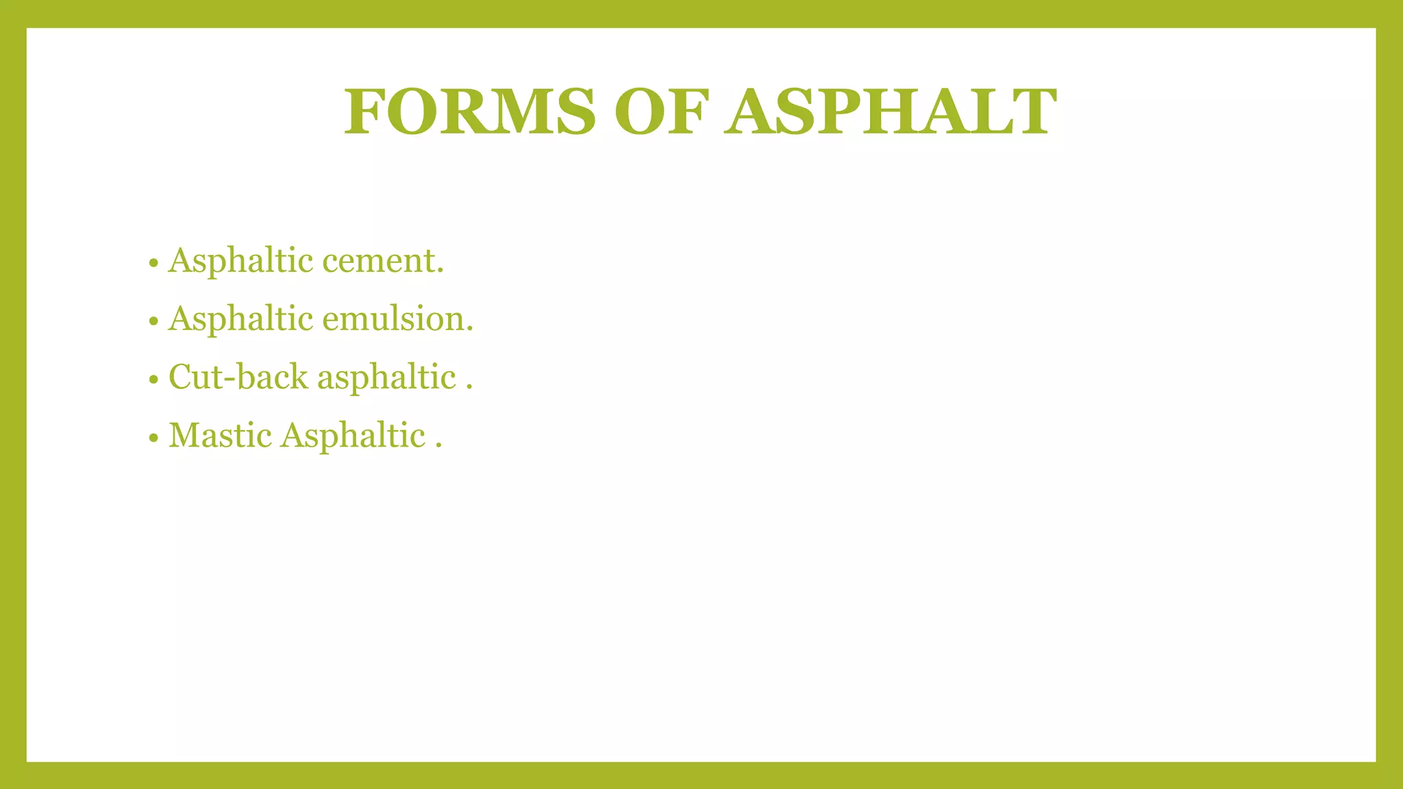 asphalt | PDF