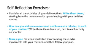 summary and reflection | PPTX | Fitness and Exercise | Healthy Living