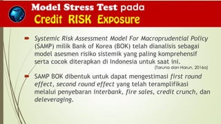 Model Stress Testing pada CREDIT Risk Exposure_ Materi Training | PDF