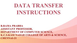 8085 DATA TRANSFER INSTRUCTIONS | PPTX