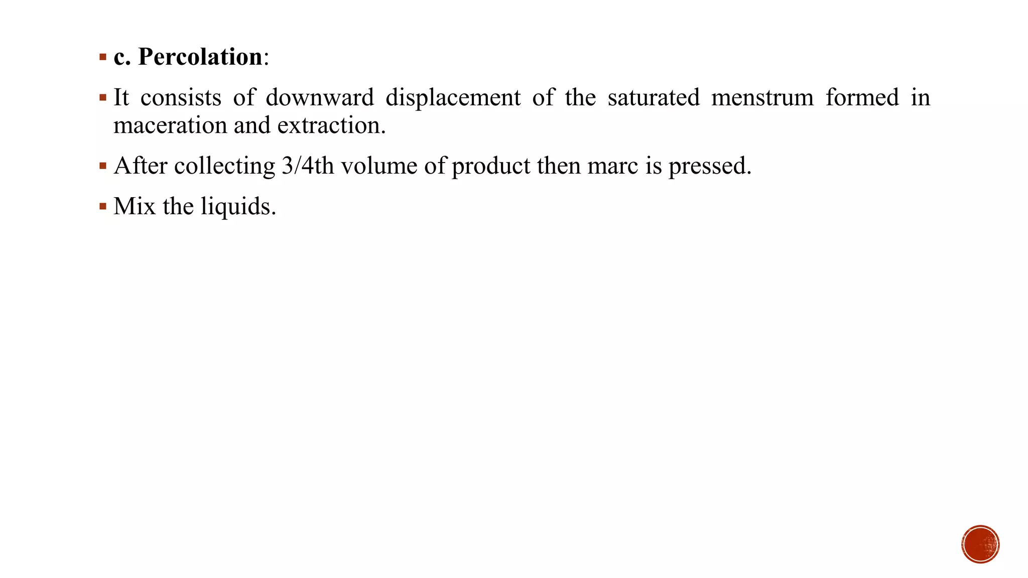 9. extraction processes | PPTX