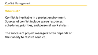 9.5 Conflict Management | PPTX