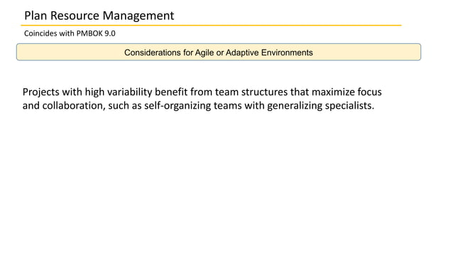 9.0 Project Resource Management Overview | PPT | Free Download