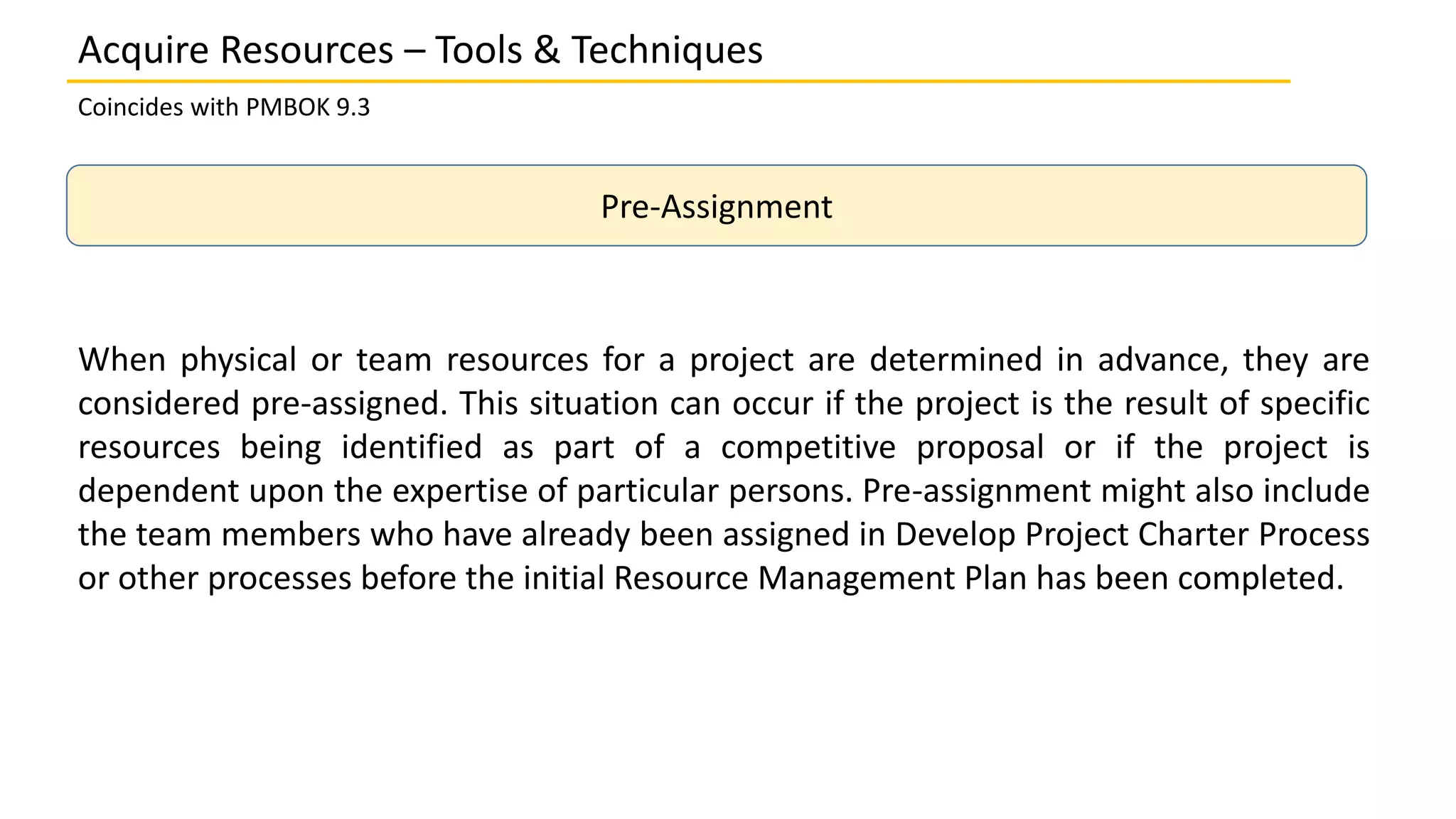 9.3 Acquire Resources | PPTX