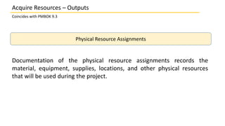 9.3 Acquire Resources | PPTX