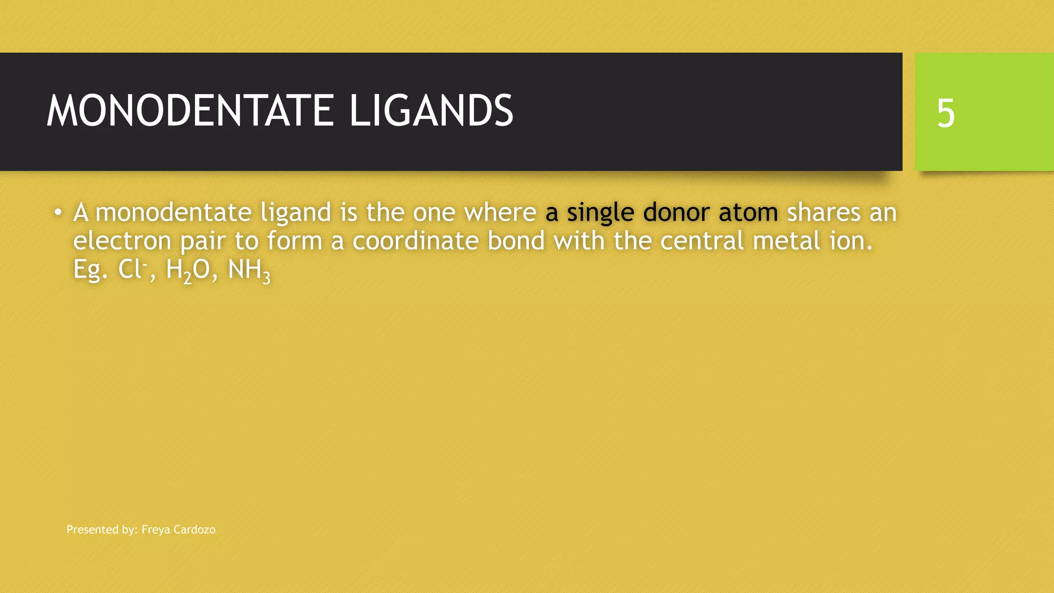 Coordination compounds (12th Maharashtra state board) | PPTX