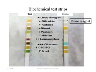 9. automation in urine analysis | PPTX